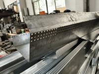 China 0.8-1.0mm Galvanized Steel V Shape Metal Gutter Roll Forming Machine for sale