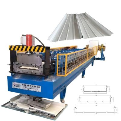 China Color Coated SSR Type Bemo Standing Roof Sheet Roll Forming Machine for sale