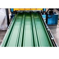 China 100-35 Profile Galvanized Steel Roof Wall Sheet Roll Forming Machine 0.3-0.8mm for sale