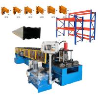 China Automatically Adjustable Width Box Beam Cold Roll Forming Machine for Steel Storage Racks for sale
