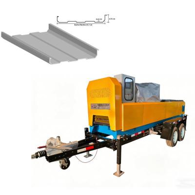 China 0.4-0.7mm KR18 Standing Seam Roll Forming Machine Portable Gasoline Type for sale