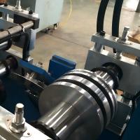 China Galvanized Steel Gutter Roof Fascia Roll Forming Machine 0.3-0.8mm 7.5kw for sale