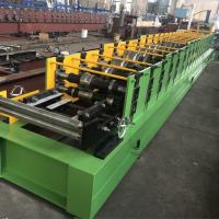 China Galvanized Steel Gutter Roof Fascia Roll Forming Machine 0.3-0.8mm 7.5kw for sale