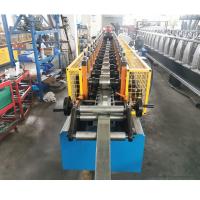 China Galvanized Steel Garage Door Track Roll Forming Machine 2-3 Inch J Vertical Guide Rail for sale