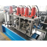 China Galvanized Steel Garage Door Track Roll Forming Machine 2-3 Inch J Vertical Guide Rail for sale