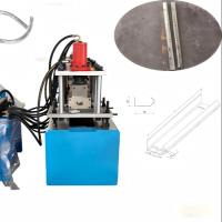 China J Track Sliding Rail Roll Forming Machine 1.5-2.0mm Thickness Galvanized Steel 220V 60Hz for sale