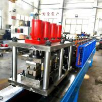 China J Track Sliding Rail Roll Forming Machine 1.5-2.0mm Thickness Galvanized Steel 220V 60Hz for sale