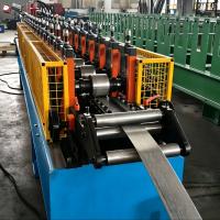China J Track Sliding Rail Roll Forming Machine 1.5-2.0mm Thickness Galvanized Steel 220V 60Hz for sale