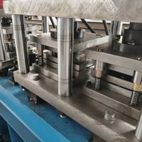 China Garage Door Angle Track Roll Forming Machine 1.5 2 Inch Punched Perforated 2.0-2.8mm for sale