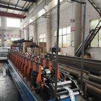 China Garage Door Angle Track Roll Forming Machine 1.5 2 Inch Punched Perforated 2.0-2.8mm for sale