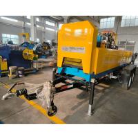 China Portable Trailer Hydraulic KR18 SSR Standing Seam Roll Forming Machine 11 Stations 10-13 m/min for sale
