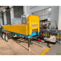 China Portable Trailer Hydraulic KR18 SSR Standing Seam Roll Forming Machine 11 Stations 10-13 m/min for sale