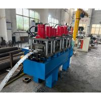 China 2.0mm-2.8mm Thickness Sectional Garage Door Support Guide Rail Track Sliding Wall Angle Roll Forming Machine for sale