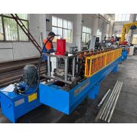 China 2.0mm-2.8mm Thickness Sectional Garage Door Support Guide Rail Track Sliding Wall Angle Roll Forming Machine for sale