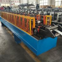 China Galvanized Steel 2 Inch Sectional Garage Door Track Vertical Track Roll Forming Machine 1.5-2mm for sale