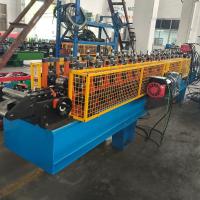 China Galvanized Steel 2 Inch Sectional Garage Door Track Vertical Track Roll Forming Machine 1.5-2mm for sale