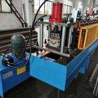 China Garage Door Track Angle Roll Forming Machine 2.0-2.8mm Thickness Galvanized Steel Support Rail Making Machine for sale