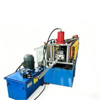 China 2.0-2.8mm Galvanized Steel 1-1/2 x 1-1/2 Sectional Garage Door Angle Track Roll Forming Machine for sale
