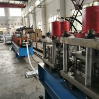 China 2.0-2.8mm Galvanized Steel 1-1/2 x 1-1/2 Sectional Garage Door Angle Track Roll Forming Machine for sale
