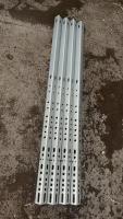 China 2.0-2.8mm Galvanized Steel 1-1/2 x 1-1/2 Sectional Garage Door Angle Track Roll Forming Machine for sale