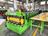 China Double Layer Fence Sheet and T7 Trapezoidal Panel Roll Forming Machine 0.3-0.8mm Thickness 7.5kw for sale