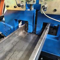 China Automatically 1.5-3.0mm Galvanized Steel 80-300mm Width Adjustable  Perforated CZ Purlin Roll Forming Machine for sale