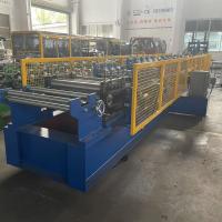 China Automatically 1.5-3.0mm Galvanized Steel 80-300mm Width Adjustable  Perforated CZ Purlin Roll Forming Machine for sale