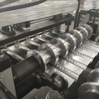 China 0.8-1.6mm Thickness Galvanized Steel B deck 3 Inches Composite Floor Deck  Panel Roll Forming Machine with Embossing for sale