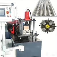 China 0.6-1.2mm Galvanized Steel European Shutter Door Slat Roll Forming Machine with Dual-Purpose Blade 5.5KW for sale