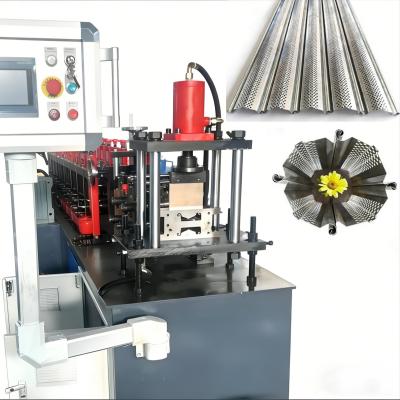 China 0.6-1.2mm Galvanized Steel European Shutter Door Slat Roll Forming Machine with Dual-Purpose Blade 5.5KW for sale