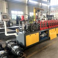 China 0.6-1.2mm Galvanized Steel European Shutter Door Slat Roll Forming Machine with Dual-Purpose Blade 5.5KW for sale