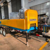 China Mobile KR18 Standing Seam Roll Forming Machine 610mm Feeding Width 7.5kw On-Site Metal Roof Sheet for sale