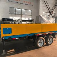 China Mobile KR18 Standing Seam Roll Forming Machine 610mm Feeding Width 7.5kw On-Site Metal Roof Sheet for sale