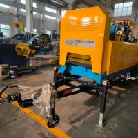 China Mobile KR18 Standing Seam Roll Forming Machine 610mm Feeding Width 7.5kw On-Site Metal Roof Sheet for sale