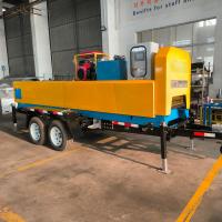 China Mobile KR18 Standing Seam Roll Forming Machine 610mm Feeding Width 7.5kw On-Site Metal Roof Sheet for sale