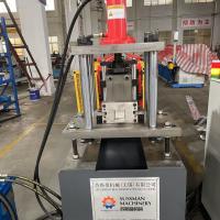 China U Channel Door Frame Roll Forming Machine 0.8-1.5mm Galvanized Steel 7.5KW for sale