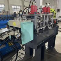 China U Channel Door Frame Roll Forming Machine 0.8-1.5mm Galvanized Steel 7.5KW for sale