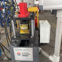 China Galvanized Steel Din Rail Roll Forming Machine 0.8-1.2mm Thickness for Electrical Cabinet Channel Rail for sale