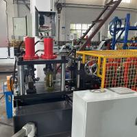 China Galvanized Steel Din Rail Roll Forming Machine 0.8-1.2mm Thickness for Electrical Cabinet Channel Rail for sale