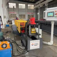 China Galvanized Steel Din Rail Roll Forming Machine 0.8-1.2mm Thickness for Electrical Cabinet Channel Rail for sale