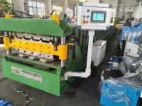 China IBR 686/760 Trapezoidal Sheet Double Layer Roll Forming Machine 0.4-0.8mm Steel 12m/min for sale