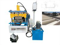 China GI Aluminum Flat Pan Roll Forming Machine 0.3-0.8mm Thickness Hydraulic Cut 20 Stations for sale