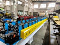 China GI Aluminum Flat Pan Roll Forming Machine 0.3-0.8mm Thickness Hydraulic Cut 20 Stations for sale