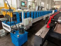 China GI Aluminum Flat Pan Roll Forming Machine 0.3-0.8mm Thickness Hydraulic Cut 20 Stations for sale