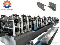 China 2.0-3.5mm Galvanized Steel 100-500mm Width Adjustable CZ Purlin Roll Forming Machine With Auto Stacker For  Building Structure for sale