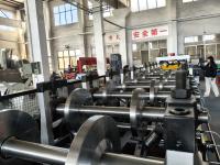 China 2.0-3.5mm Galvanized Steel 100-500mm Width Adjustable CZ Purlin Roll Forming Machine With Auto Stacker For  Building Structure for sale