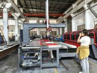 China 2.0-3.5mm Galvanized Steel 100-500mm Width Adjustable CZ Purlin Roll Forming Machine With Auto Stacker For  Building Structure for sale