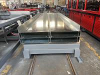 China 2.0-3.5mm Galvanized Steel 100-500mm Width Adjustable CZ Purlin Roll Forming Machine With Auto Stacker For  Building Structure for sale