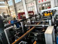 China 2.0-3.5mm Galvanized Steel 100-500mm Width Adjustable CZ Purlin Roll Forming Machine With Auto Stacker For  Building Structure for sale