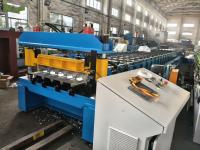 China 0.3-0.8mm Galvanized Steel Roof Panel Roll Forming Machine 22 Stations 12-15m/min for sale